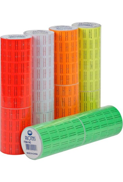 Proteks Fiyat Et. M. Etiketi 600Lü Fosforlu Yesıl 10 Adet Proteks Fiyat Et. M. Etiketi 600Lü Fosforlu Yesıl 10 Adet