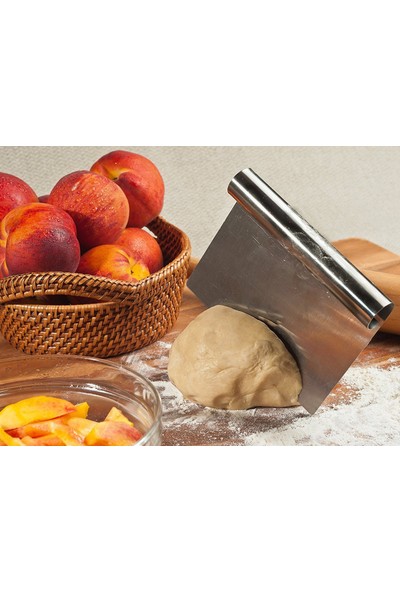 Narkalıp Spatula Hamur Kesici Paslanmaz Çelik 15cm Narkalıp Spatula Hamur Kesici Paslanmaz Çelik 15cm