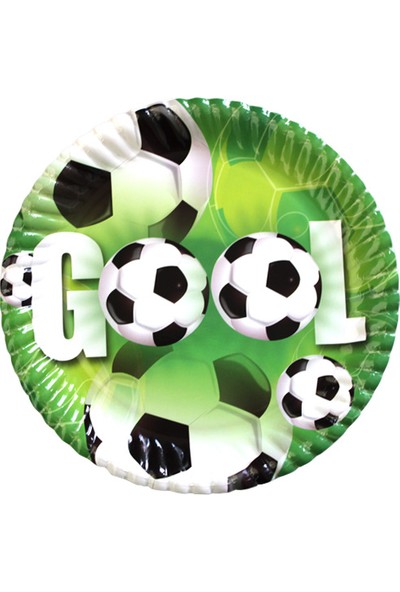 PartiBulutu Futbol Partisi Karton Tabak 8'li PartiBulutu Futbol Partisi Karton Tabak 8'li