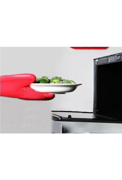 Buffer Renkli Silikon Fırın Eldiveni