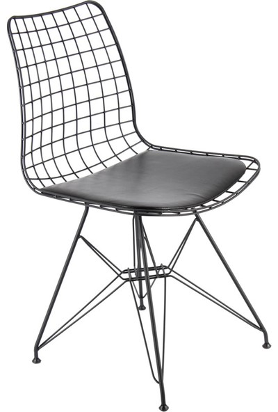 Ak Sandalye Kafesli Tel Sandalye