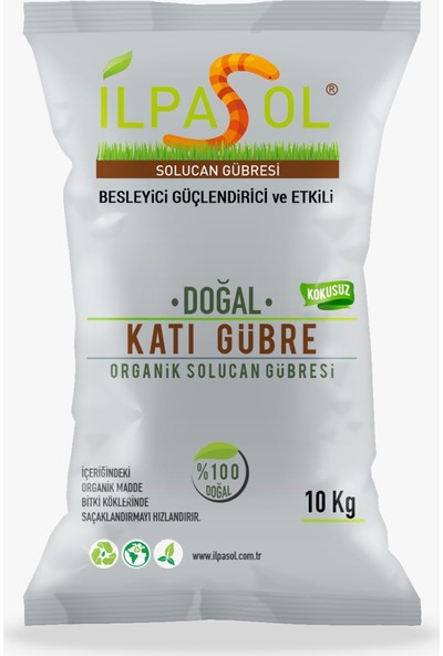 İlpasol %100 Organik Solucan Gübresi