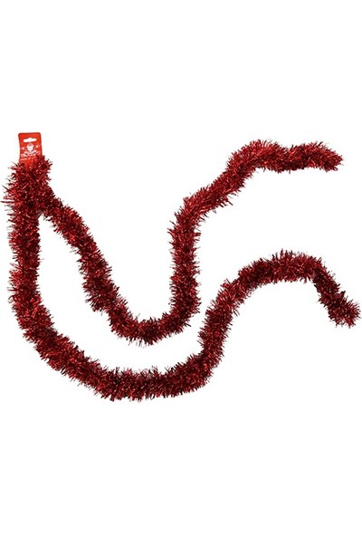 Yılbaşı Kırmızı Boyun Simi 2 m