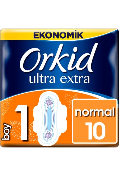Orkid Ultra Extra Hijyenik Ped Normal Tekli Paket 10 Ped Orkid Ultra Extra Hijyenik Ped Normal Tekli Paket 10 Ped