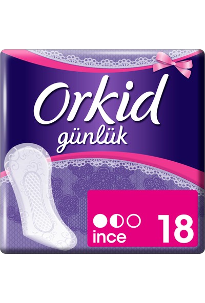 Orkid Yaprak Pamuksu Günlük Ped Normal 18 Adet Tekli Paket Orkid Yaprak Pamuksu Günlük Ped Normal 18 Adet Tekli Paket