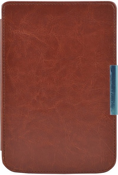 Calibro Basic ve Pocketbook Basic E-kitap Okuyucu Kılıfı Kahverengi Calibro Basic ve Pocketbook Basic E-kitap Okuyucu Kılıfı Kahverengi