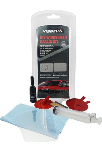 Visbella Araba Ön Cam Kırık Çatlak Tamir Onarım Seti