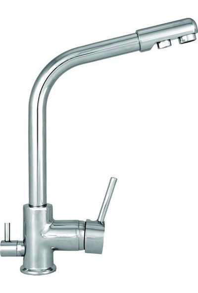 Kare Enjoy Mix Su Arıtma Çıkışlı Evye Bataryası