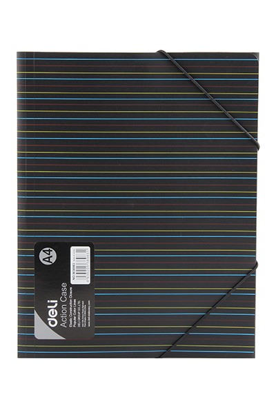Deli A4 Lastikli Dosya W38983 Renk - Siyah