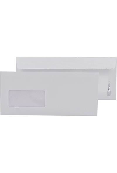 Oyal Diplomat Zarf Pencereli 105 x 240 mm Beyaz SLK 500'lü Paket