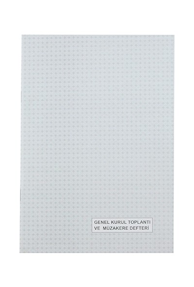 Dilman Genel Kurul Toplantı ve Müzakere Defteri Karton Kapaklı