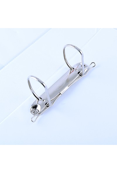 2k 2 Halkalı Klasör Pvc Cepli 7 cm Renk - Beyaz