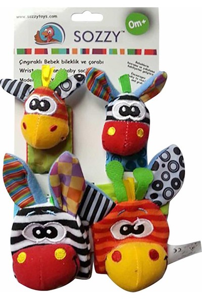 Sozzy Toys SZY101 Çıngıraklı Çorap ve Bileklik Seti