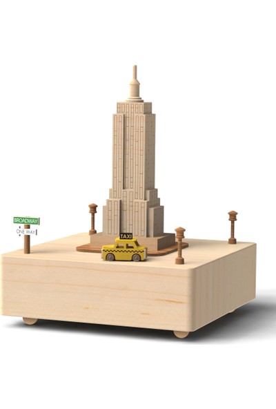 Wooderfullıfe Şehir Konseptli Müzik Kutusu New York 1033125 Wooderfullıfe Şehir Konseptli Müzik Kutusu New York 1033125