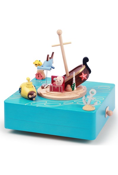 Wooderfullıfe Deniz Konseptli Müzik Kutusu Hazine Avcıları 1060131 Wooderfullıfe Deniz Konseptli Müzik Kutusu Hazine Avcıları 1060131