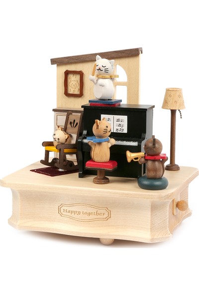 Wooderfullıfe Sevimli Dostlar Konseptli Müzik Kutusu Kedi Orkestrası 1062401 Wooderfullıfe Sevimli Dostlar Konseptli Müzik Kutusu Kedi Orkestrası 1062401