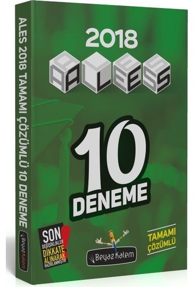 Beyaz Kalem 2018 ALES Çözümlü 10 Deneme
