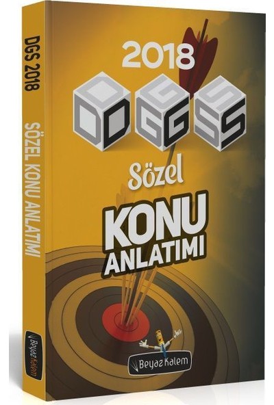 Beyaz Kalem 2018 DGS Sözel Konu Anlatımı Beyaz Kalem 2018 DGS Sözel Konu Anlatımı