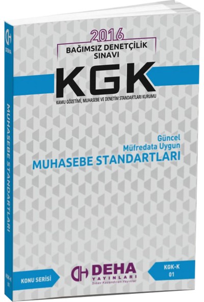 Deha 2017 Kgk Bağımsız Denetçilik Muhasebe Standartları Konu Deha 2017 Kgk Bağımsız Denetçilik Muhasebe Standartları Konu