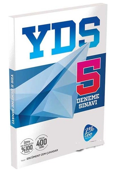 Me Too YDS 5 Deneme Sınavı