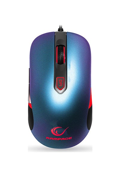 Rampage SMX-R10 ORION USB Metalik Mavi 4000 Dpi 5 Farklı Işık Makrolu Oyuncu Mouse Rampage SMX-R10 ORION USB Metalik Mavi 4000 Dpi 5 Farklı Işık Makrolu Oyuncu Mouse