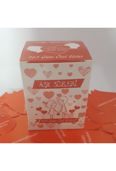 Şirin Hediye Aşk Sözleri Sevgiliye Hediye Kutusunda 365 Gün Notları