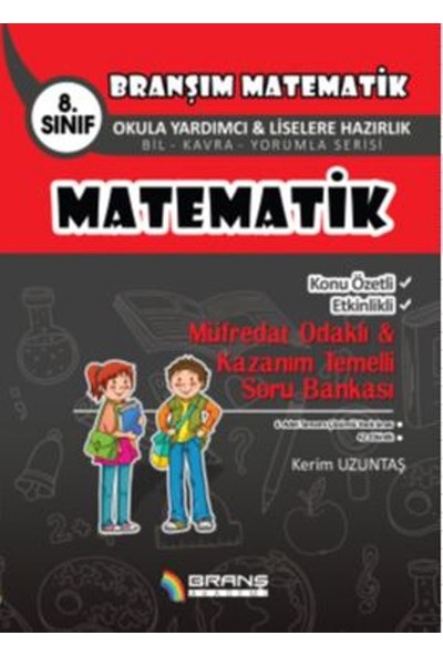 8. Sınıf Matematik Konu Özetli Etkinlikli Müfredat Odaklı & Kazanım Temelli Soru Bankası 8. Sınıf Matematik Konu Özetli Etkinlikli Müfredat Odaklı & Kazanım Temelli Soru Bankası