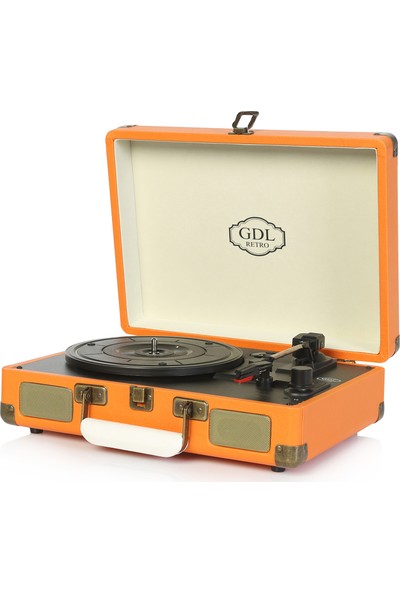 GDL Retro Çanta Pikap T317 - Turuncu (Dahili Şarjlı