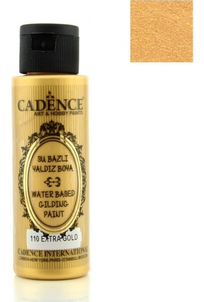 Cadence Extra Gold - Akrilik Ahşap Yaldız Boya 70 ml Cadence Extra Gold - Akrilik Ahşap Yaldız Boya 70 ml