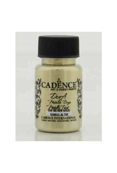 Cadence Gümüş Altın Dora Metalik Boya 50 ml Cadence Gümüş Altın Dora Metalik Boya 50 ml