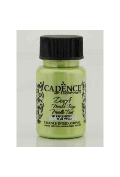 Cadence Elma Yeşili Dora Metalik Boya 50 ml Cadence Elma Yeşili Dora Metalik Boya 50 ml