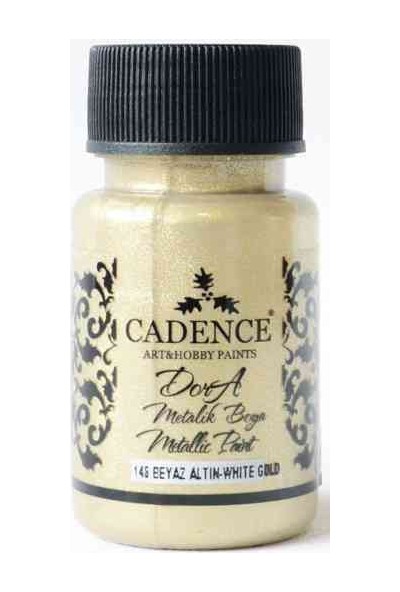 Cadence Beyaz Altın Dora Metalik Boya 50 ml Cadence Beyaz Altın Dora Metalik Boya 50 ml