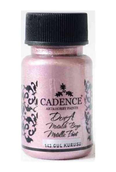 Cadence Gül Kurusu Dora Metalik Boya 50 ml Cadence Gül Kurusu Dora Metalik Boya 50 ml