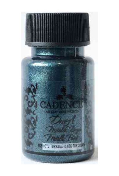 Cadence Koyu Turkuaz Dora Metalik Boya 50 ml