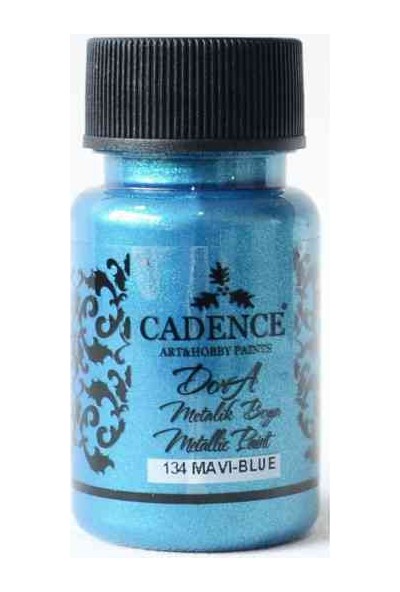 Cadence Mavi Dora Metalik Boya 50 ml Cadence Mavi Dora Metalik Boya 50 ml