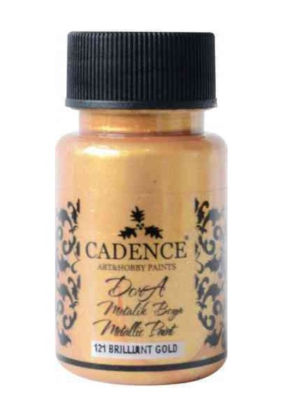 Cadence Brilliant Altın Dora Metalik Boya 50 ml Cadence Brilliant Altın Dora Metalik Boya 50 ml