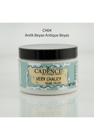 Cadence Antik Beyaz - Very Chalky Mobilya Boya 150 ml Cadence Antik Beyaz - Very Chalky Mobilya Boya 150 ml