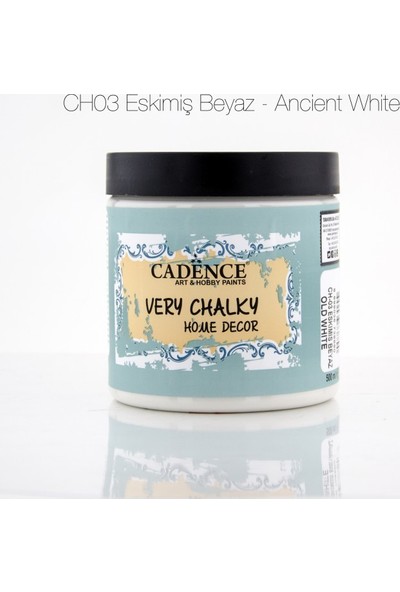 Cadence Eskimiş Beyaz - Very Chalky Mobilya Boya 500 ml Cadence Eskimiş Beyaz - Very Chalky Mobilya Boya 500 ml