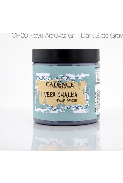 Cadence Koyu Arduvaz Gri - Very Chalky Mobilya Boya 500 ml Cadence Koyu Arduvaz Gri - Very Chalky Mobilya Boya 500 ml
