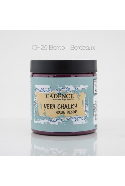 Cadence Bordo - Very Chalky Mobilya Boya 500 ml Cadence Bordo - Very Chalky Mobilya Boya 500 ml