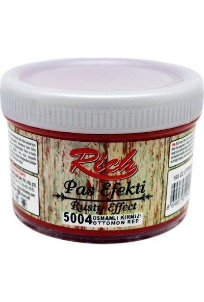 Rich Osmanlı Kırmızı - Pas Efekti Rusty Effect 160 cc Rich Osmanlı Kırmızı - Pas Efekti Rusty Effect 160 cc