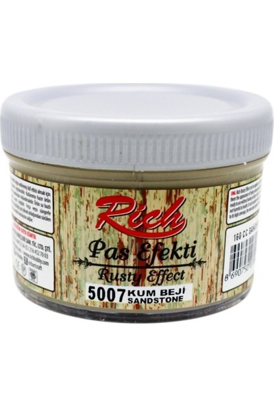 Rich Kum Beji - Pas Efekti Rusty Effect 160 cc Rich Kum Beji - Pas Efekti Rusty Effect 160 cc