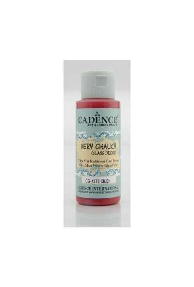 Cadence Çilek Kırmızı - Very Chalky Enamel Cam Seramik Boya 59 ml Cadence Çilek Kırmızı - Very Chalky Enamel Cam Seramik Boya 59 ml