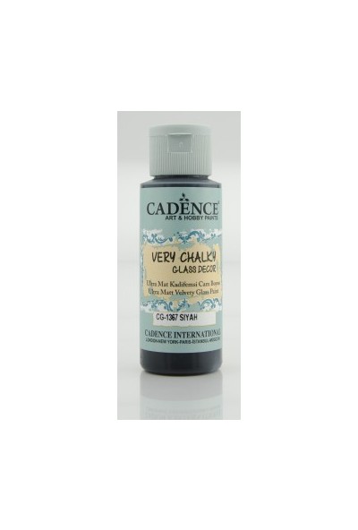 Cadence Siyah - Very Chalky Enamel Cam Seramik Boya 59 ml Cadence Siyah - Very Chalky Enamel Cam Seramik Boya 59 ml