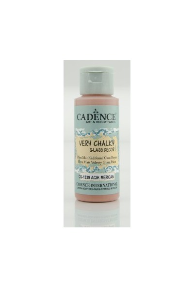 Cadence Açık Mercan - Very Chalky Enamel Cam Seramik Boya 59 ml Cadence Açık Mercan - Very Chalky Enamel Cam Seramik Boya 59 ml