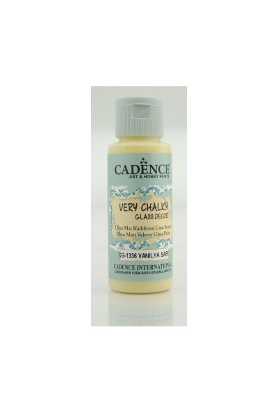 Cadence Vanilya Sarı - Very Chalky Enamel Cam Seramik Boya 59 ml Cadence Vanilya Sarı - Very Chalky Enamel Cam Seramik Boya 59 ml