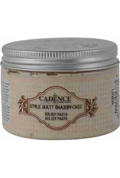 Cadence Keten Shabby Chic Rölyef Pasta 350 gr Cadence Keten Shabby Chic Rölyef Pasta 350 gr
