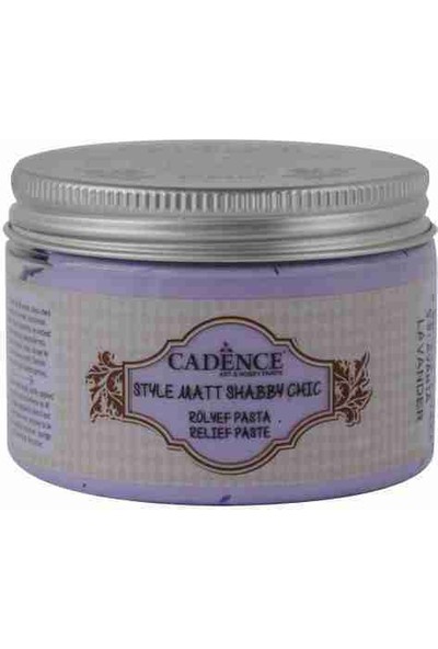 Cadence Lavanta Shabby Chic Rölyef Pasta 350 gr Cadence Lavanta Shabby Chic Rölyef Pasta 350 gr