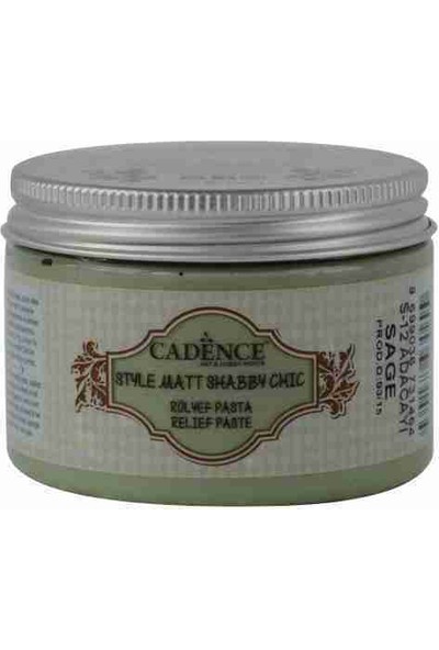 Cadence Adaçayı Shabby Chic Rölyef Pasta 350 gr Cadence Adaçayı Shabby Chic Rölyef Pasta 350 gr