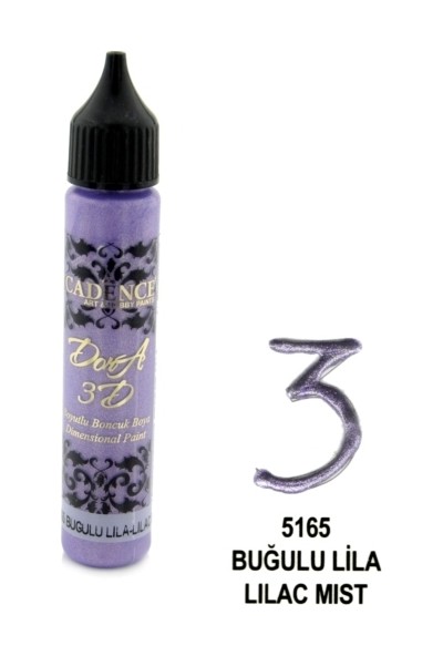 Cadence Buğulu Lila - 3D Boyutlu Boncuk Boya 25 ml Cadence Buğulu Lila - 3D Boyutlu Boncuk Boya 25 ml